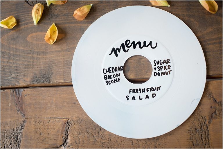 Record Bridal Shower with Adorable Retro Ideas - Hill City Bride Blog