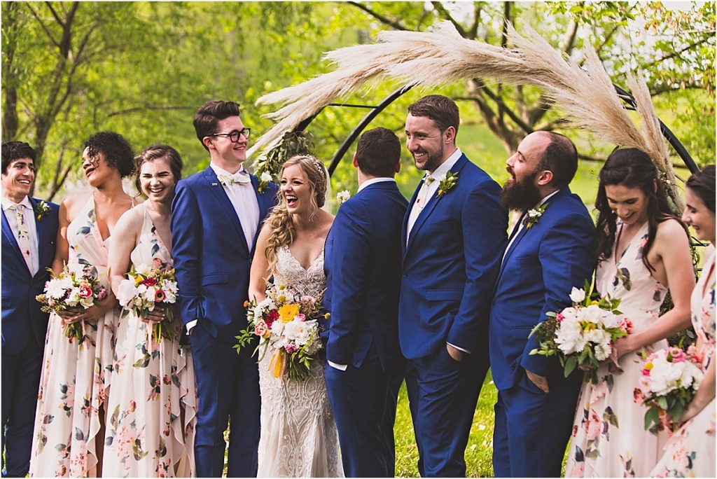 Stunning Navy Blue Wedding with Citrus Tones - Hill City Bride VA Blog