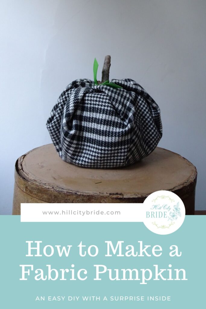 How to Make Fabric Pumpkins