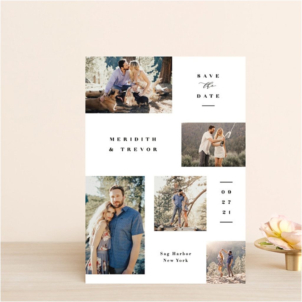 6 Wedding Save the Date Designs from Minted | Hill City Bride Blog