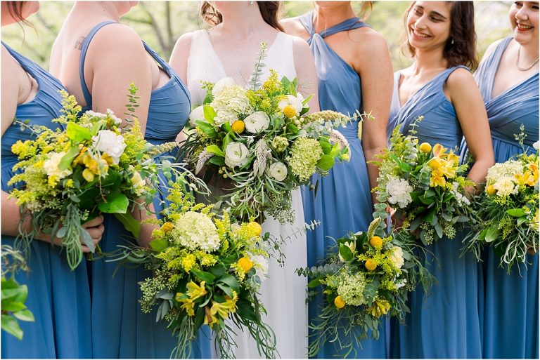 Light Blue and Yellow Wedding with Lovely Details | Hill City Bride