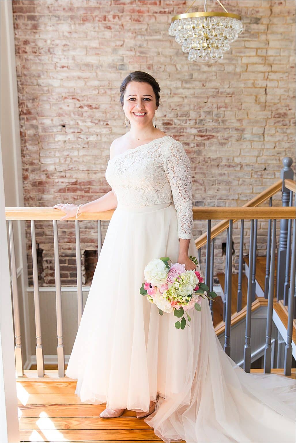 Breakfast Wedding Reception with Beautiful Belgian Waffle Cakes - HCB