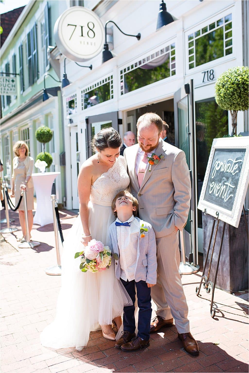 Breakfast Wedding Reception with Beautiful Belgian Waffle Cakes - HCB