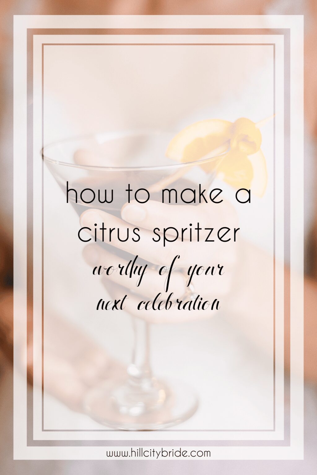 How to Make our Citrus Spritzer Recipe