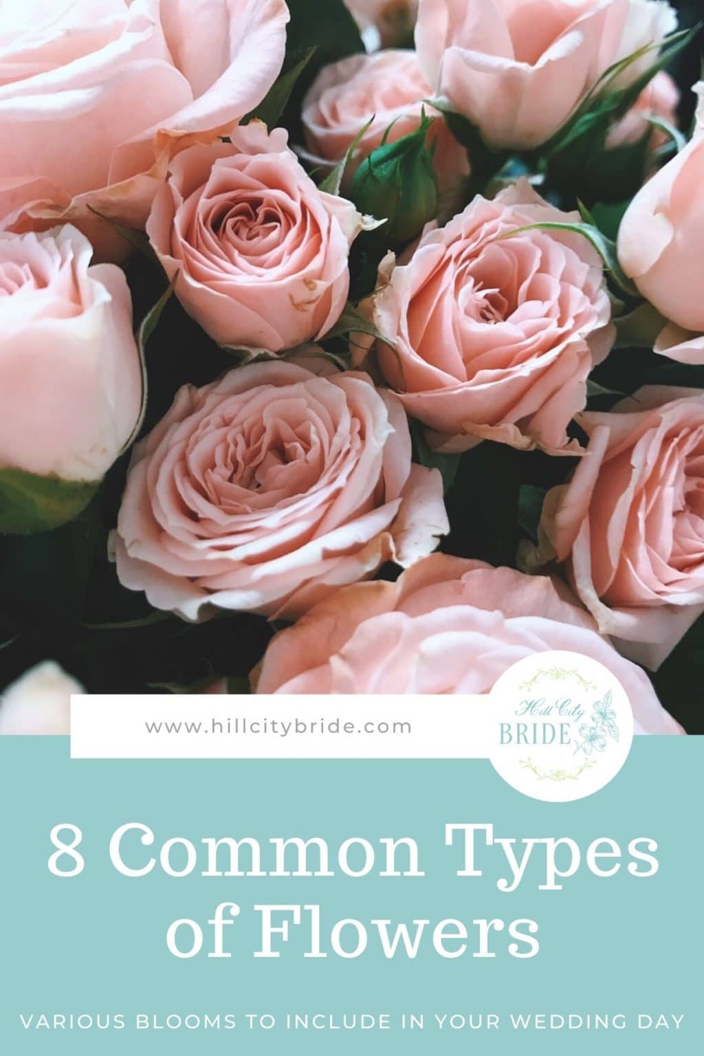 8 Common Types of Flowers for Your Wedding