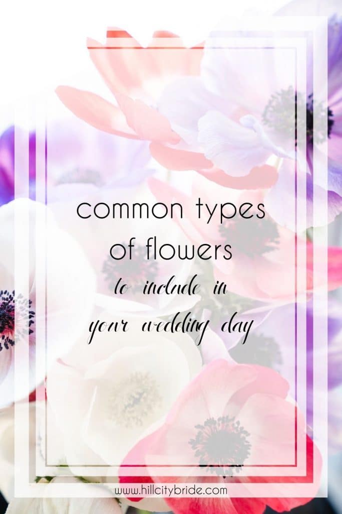 Top 8 Common Types of Flowers for an Absolutely Gorgeous Big Day