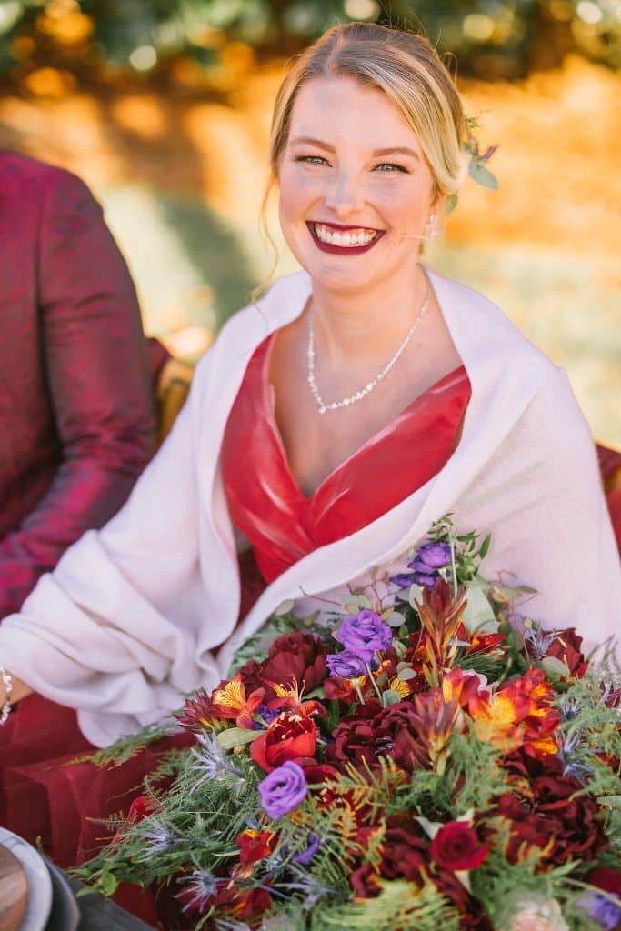 Santa Makes a Surprise Visit in This Christmas Wedding Inspiration