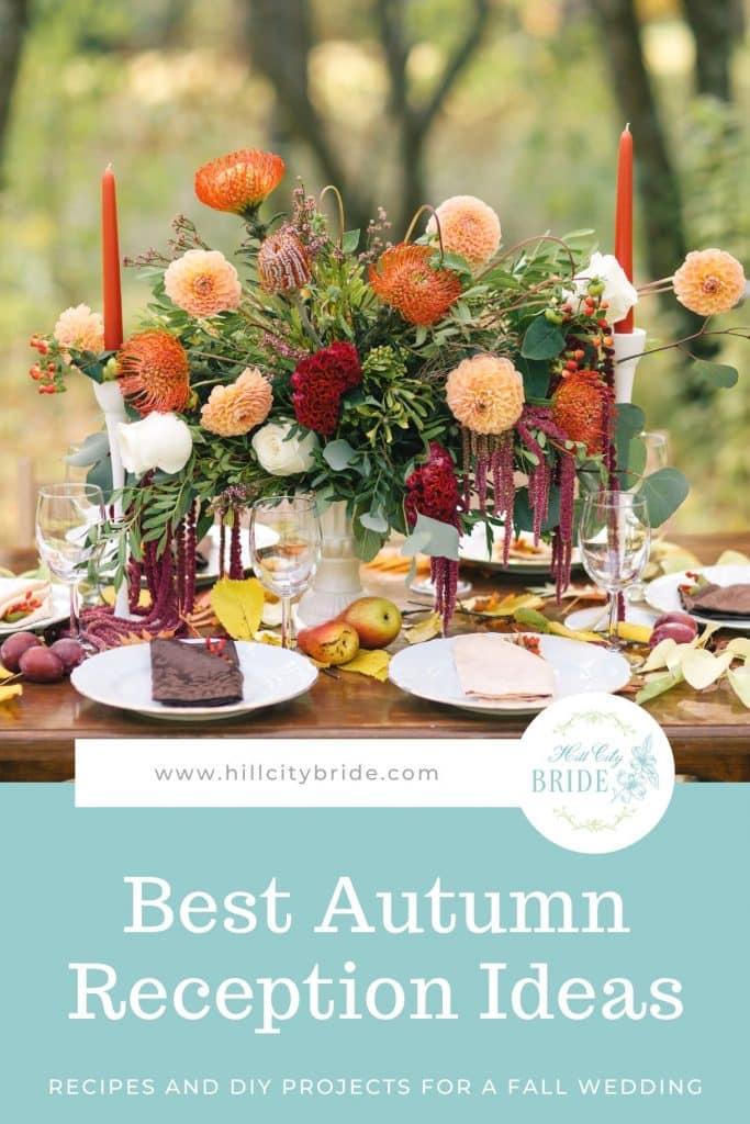 10 Autumn Wedding Reception Ideas